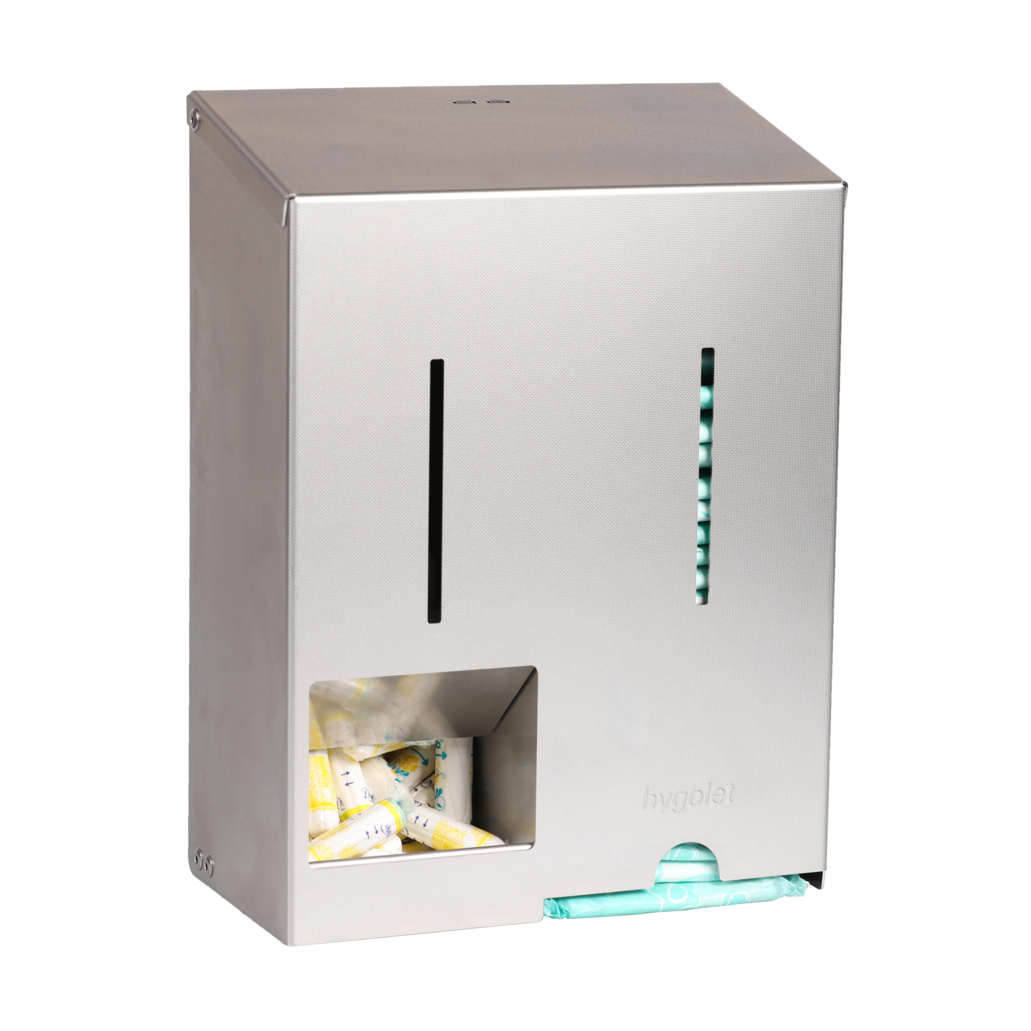 HygoComfort Steelline – Tampon / sanitary napkin dispenser | Hygolet
